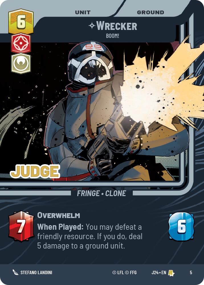 Wrecker - Boom! (5) (5) [Judge Promos] – Little Wars