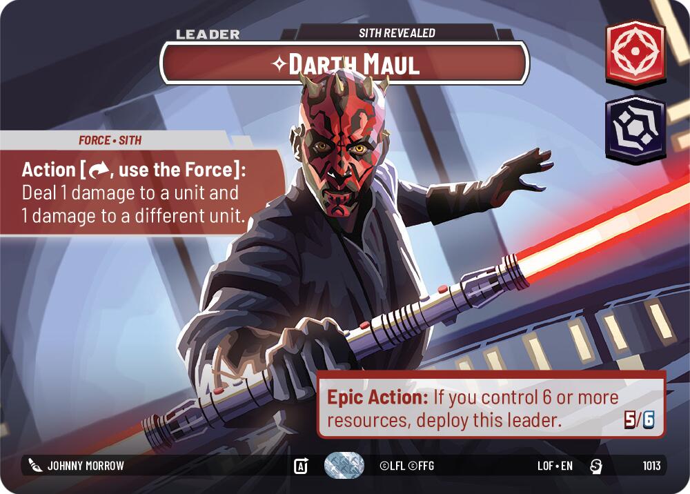 Darth Maul - Sith Revealed (1013) (Showcase) (1013) [Legends of the Fo ...
