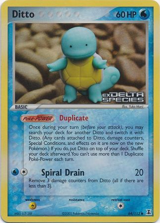 Ditto (64/113) (Stamped) [EX: Delta Species] – Little Wars