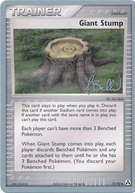 Giant Stump (75/92) (Eeveelutions - Jimmy Ballard) [World Championship ...