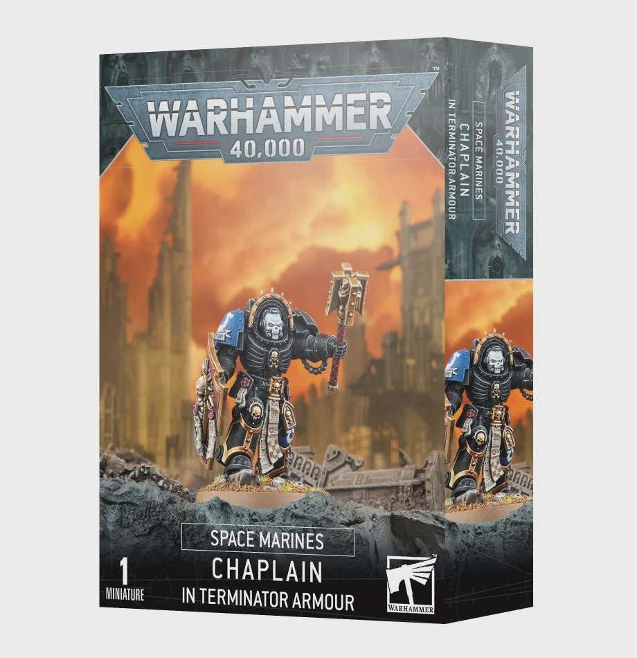40k: 10th Ed. Space Marines - Chaplain in Terminator Armour – Little Wars