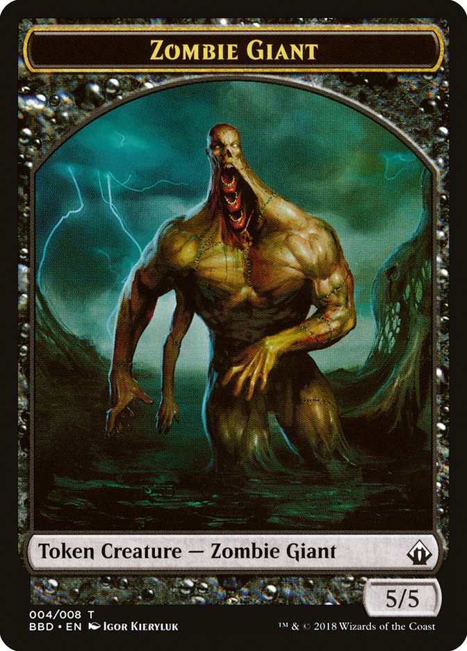 Zombie Giant Token [Battlebond Tokens] – Little Wars