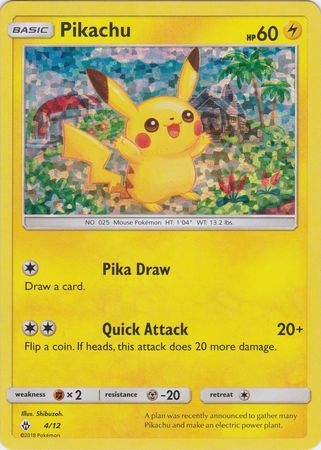 Pikachu (4/12) [McDonald's Promos: 2018 Collection] – Little Wars